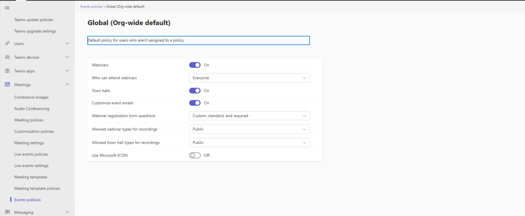 Check your eCDN settings for Microsoft Teams Premium | Vbrick